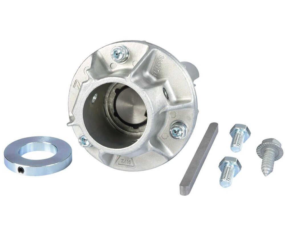 Marantec Steckwelle 25,4 mm mit Adapter für Federwelle ohne Nut 40 mm ...